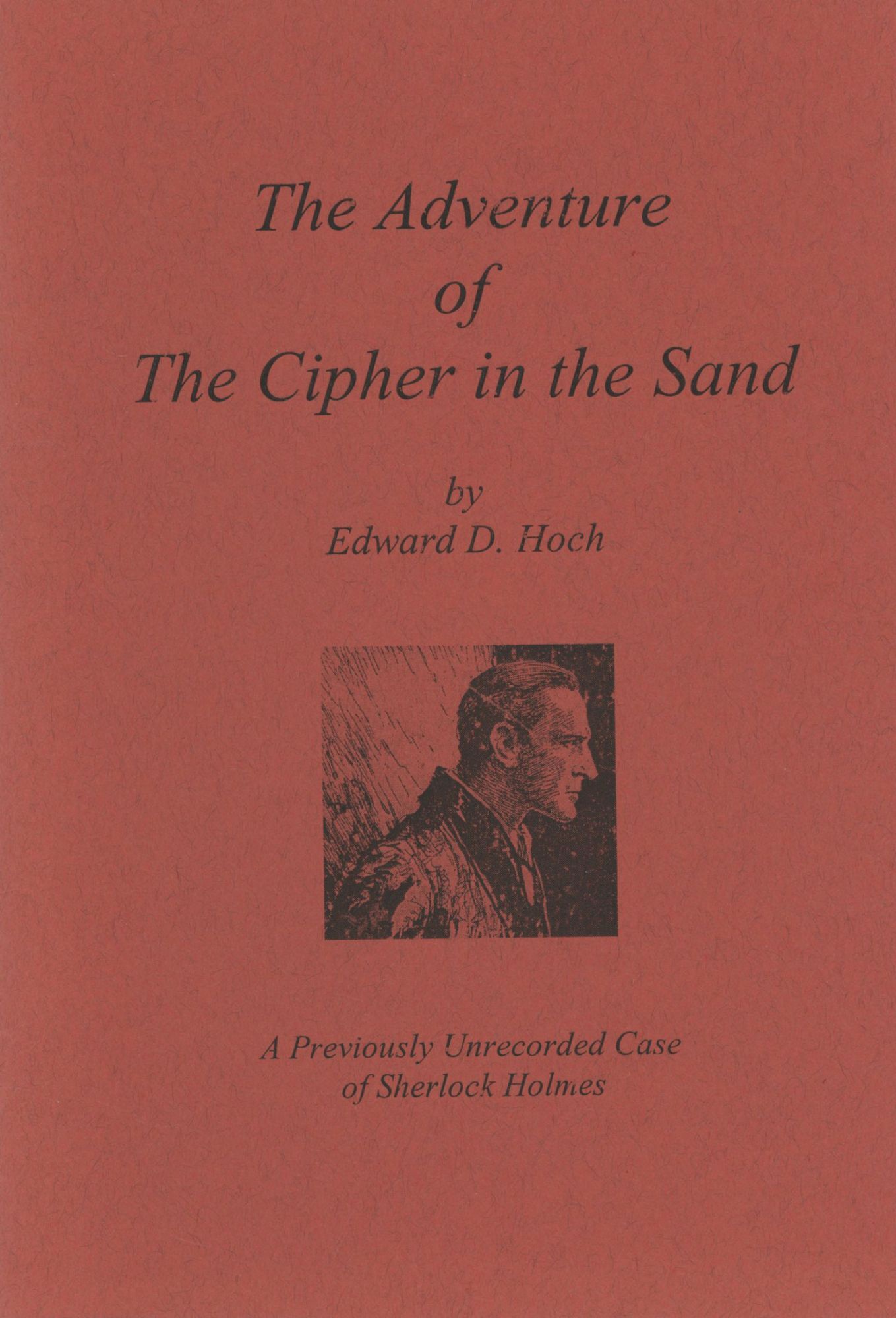 THE ADVENTURE OF THE CIPHER IN THE SAND | Edward D. Hoch | First edition